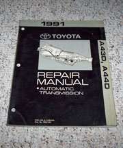 1991 Toyota Truck & 4Runner A43D & A44D Automatic Transmissions Service ...