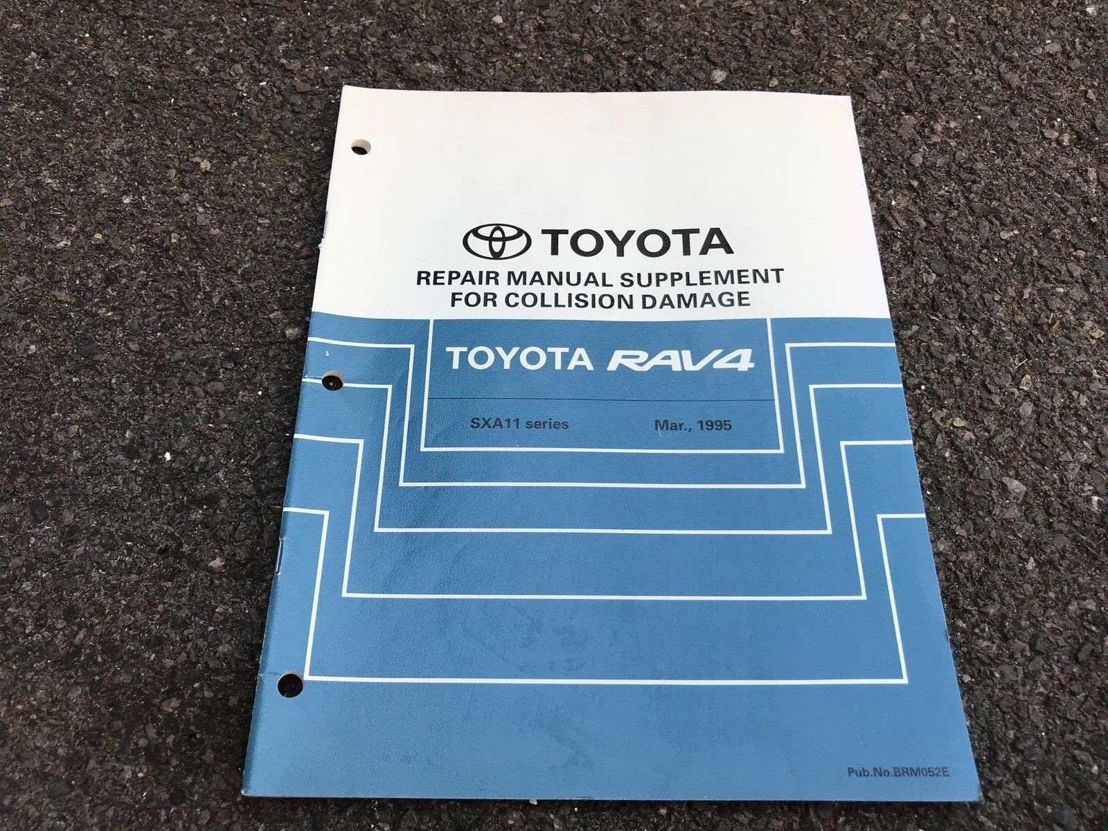 1998 Toyota Rav4 Collision Repair Manual Supplement