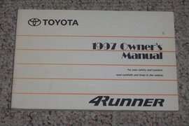1997 Toyota 4Runner Owner's Manual