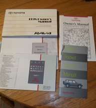 1998 Toyota Rav4 Owner's Manual Set