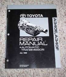 2001 Toyota Celica A340E, A340F Automatic Transmission Service Repair ...