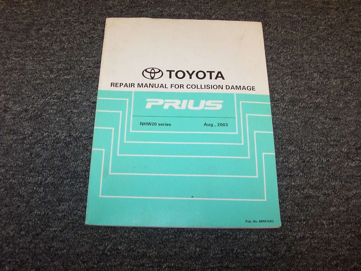 2008 Toyota Prius Collision Repair Manual
