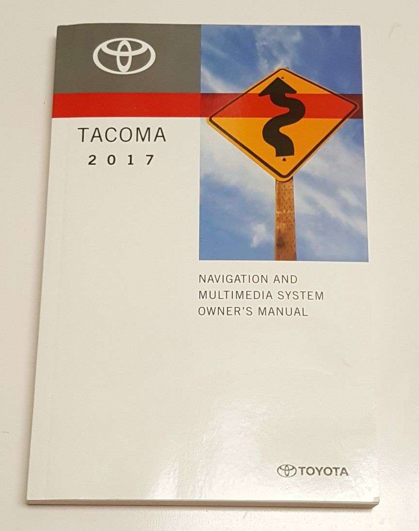 2017 Toyota Tacoma Navigation System Owner's Manual